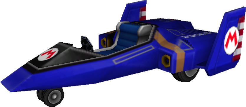 File:Blue Falcon (Baby Mario) Model.png - Super Mario Wiki, the Mario ...