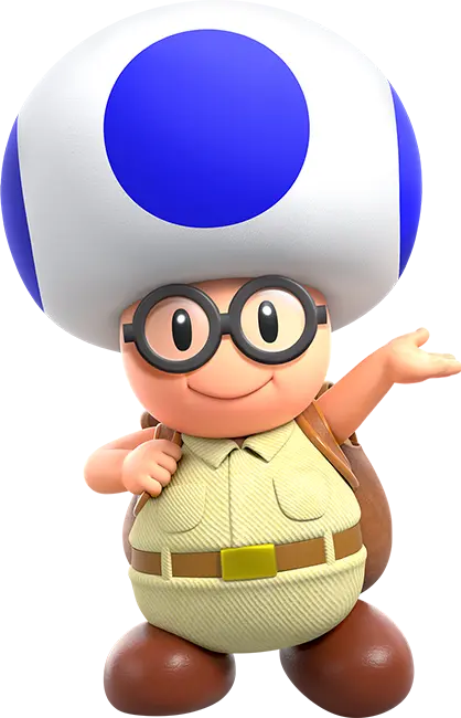 Brigade Blue Toad - Super Mario Wiki, the Mario encyclopedia
