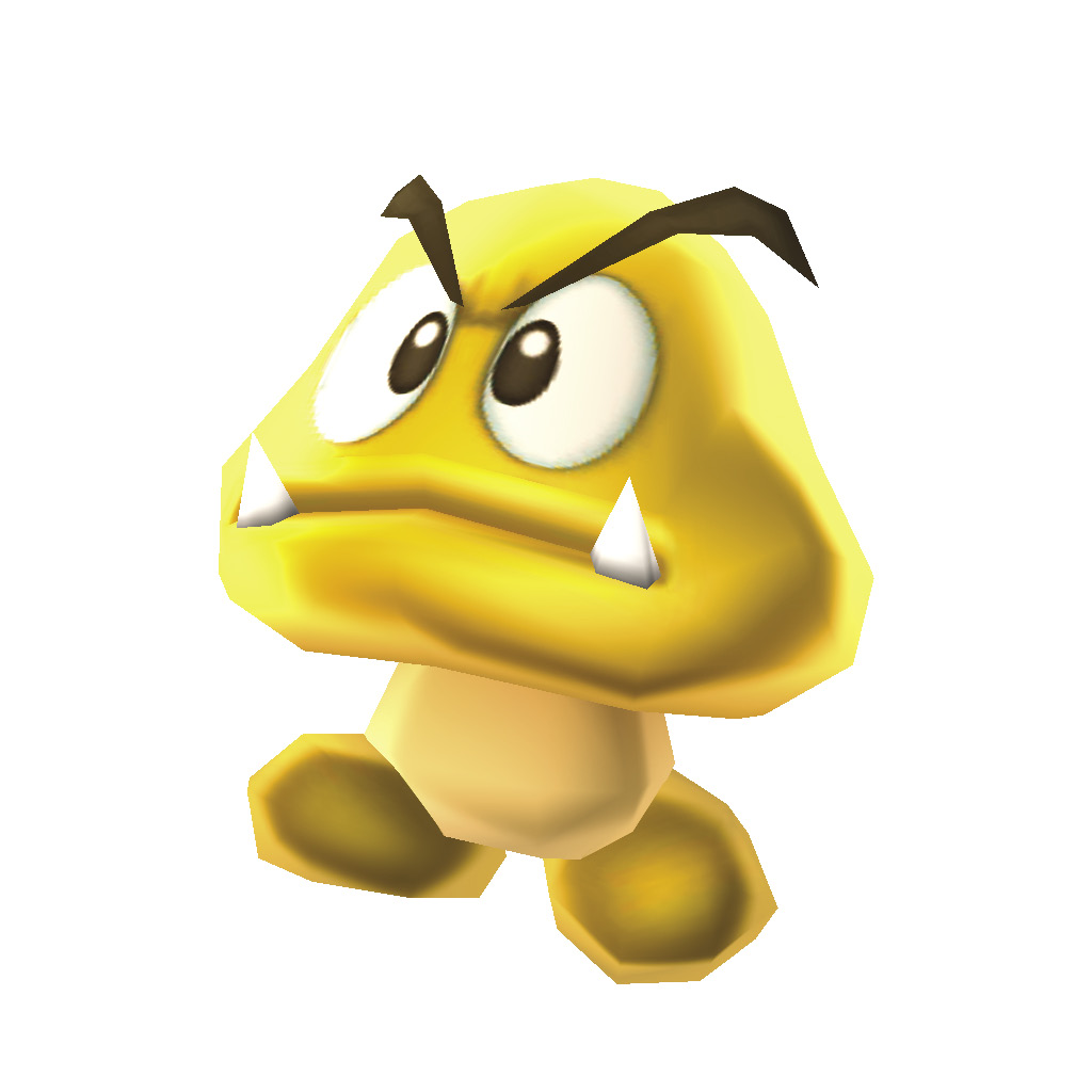 File:Gold Goomba NSMB2 Prima.jpg - Super Mario Wiki, the Mario encyclopedia