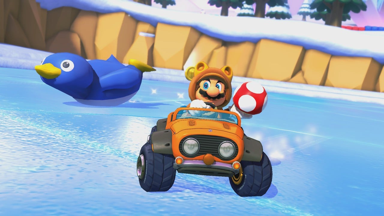 File:MK8D Snow Land Screenshot 3.jpg - Super Mario Wiki, the Mario ...