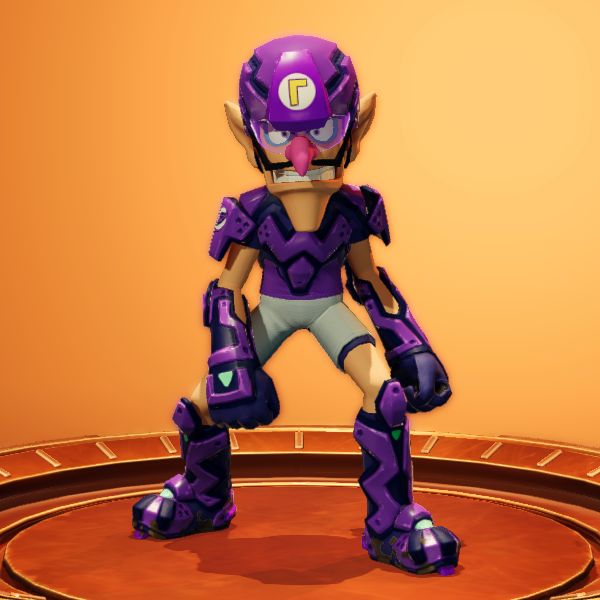 File:Waluigi (Trick Gear) - Mario Strikers Battle League.png - Super ...