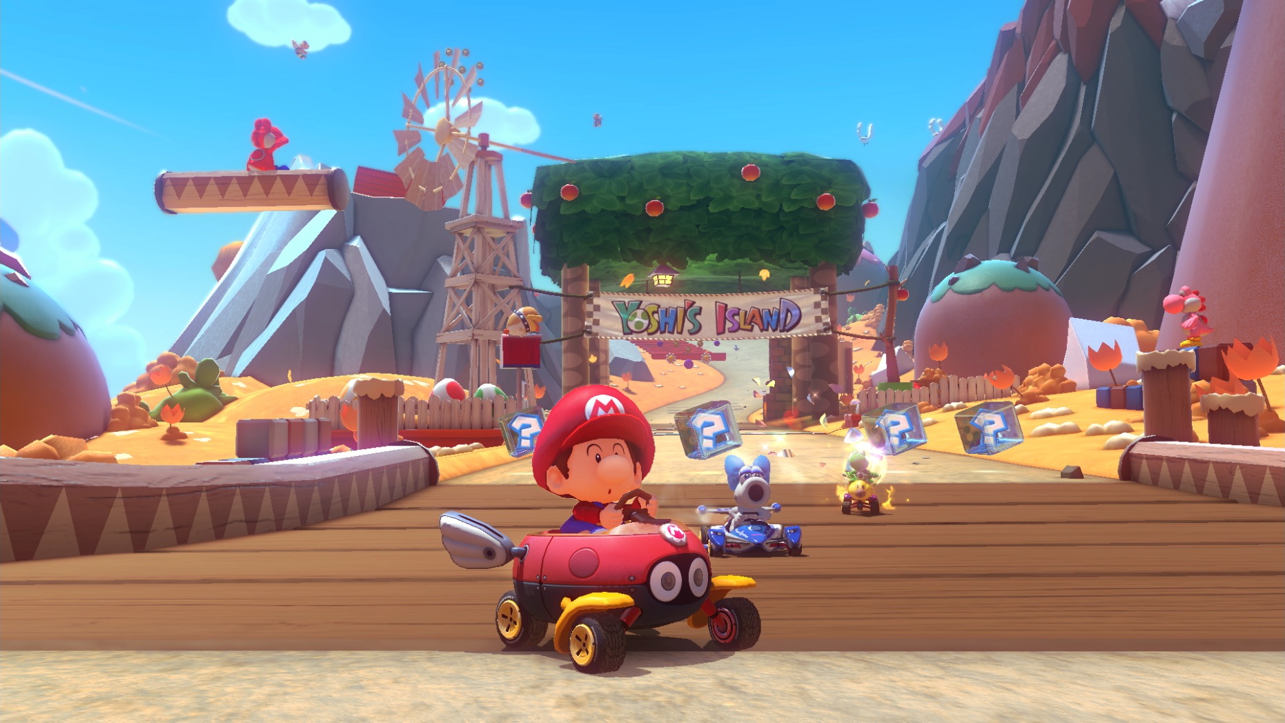 File:MK8D Yoshi's Island Scene 1.jpg - Super Mario Wiki, the Mario ...