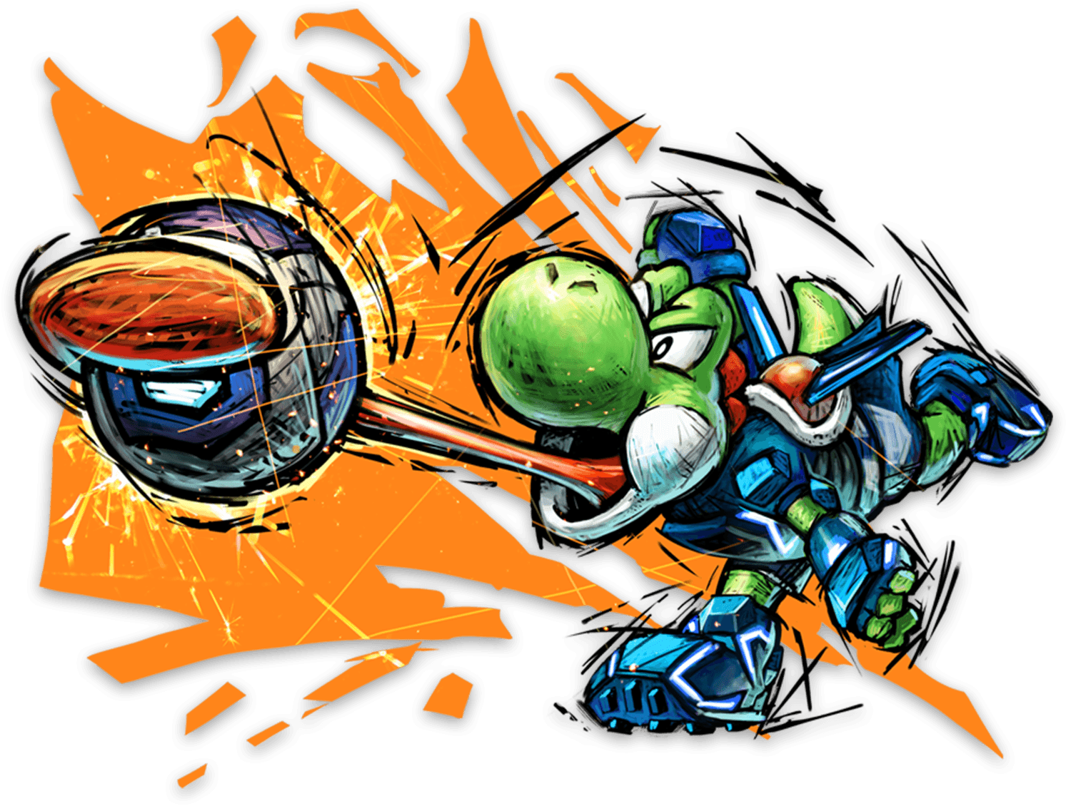 File:MSBL Yoshi artwork.png - Super Mario Wiki, the Mario encyclopedia