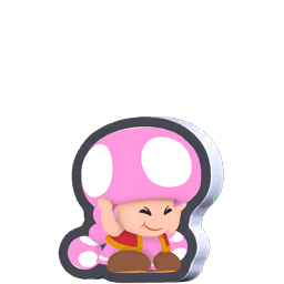 File:Standee Crouching Toadette.png - Super Mario Wiki, the Mario ...