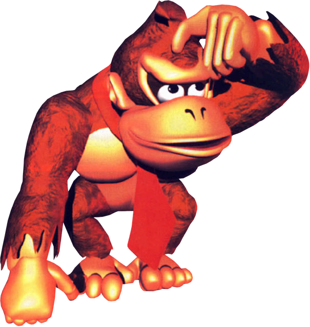 File:DK Confused.png - Super Mario Wiki, the Mario encyclopedia