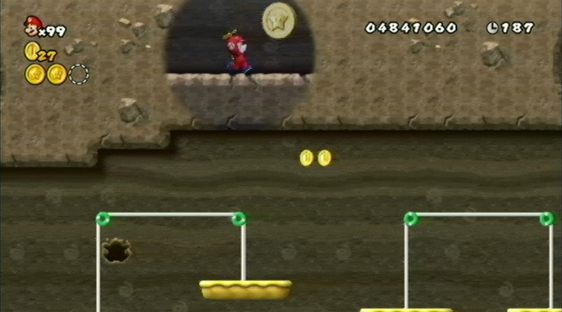 File:NSMBW W6-4 3rd Star Coin.jpg - Super Mario Wiki, the Mario ...