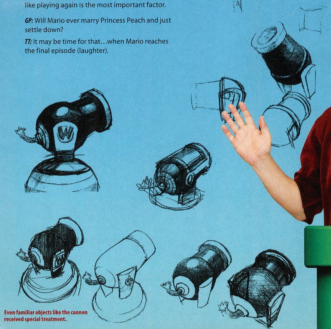 File:NSMB Concept Art Warp Cannon.jpg - Super Mario Wiki, the Mario ...