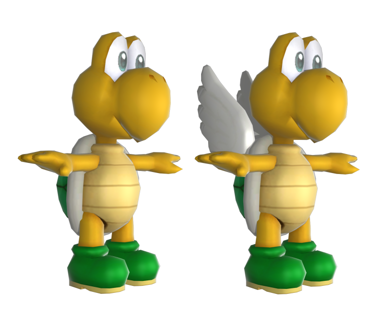File:MSR2016OG Koopa and Paratroopa Models.png - Super Mario Wiki, the ...