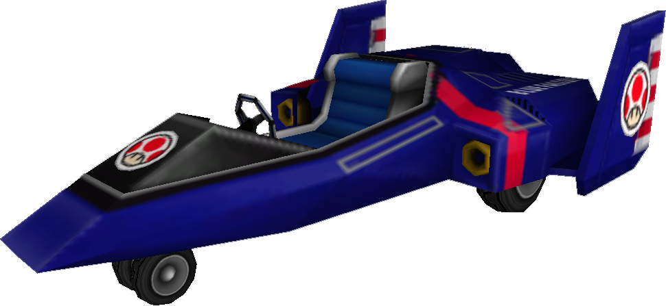 File:Blue Falcon (Toad) Model.png - Super Mario Wiki, the Mario ...