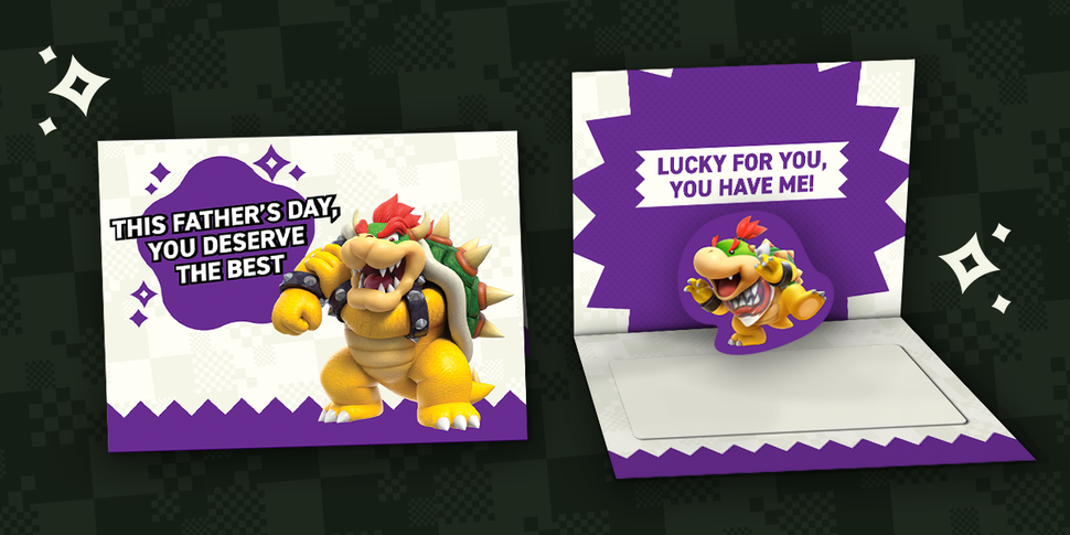 File:PN SMBW Father's Day card banner.png - Super Mario Wiki, the Mario ...