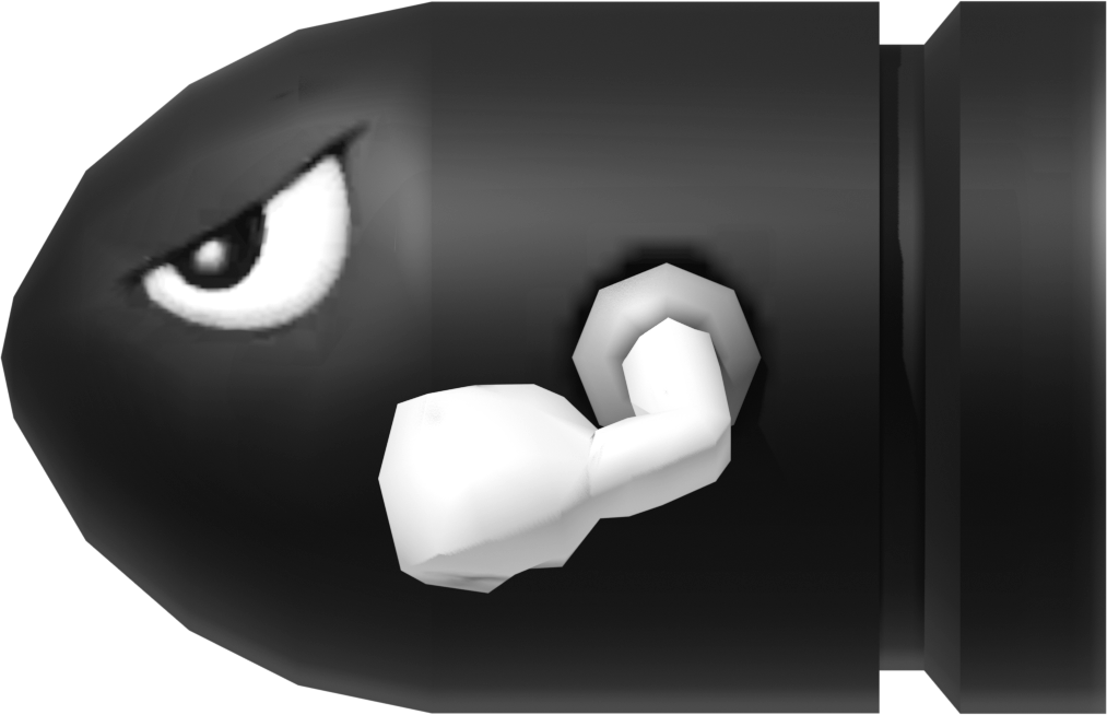 File:NSMBU Asset Model Bullet Bill.png - Super Mario Wiki, the Mario ...