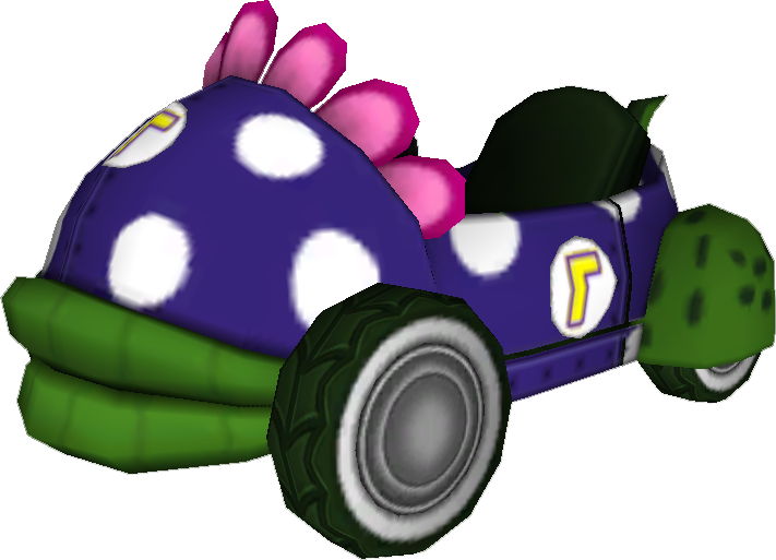 File:Piranha Prowler (Waluigi) Model.png - Super Mario Wiki, the Mario ...