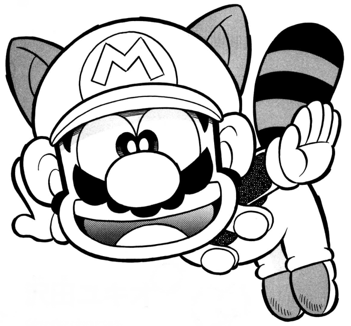 File:Raccoon Mario - Super Mario-Kun.jpg - Super Mario Wiki, the Mario ...