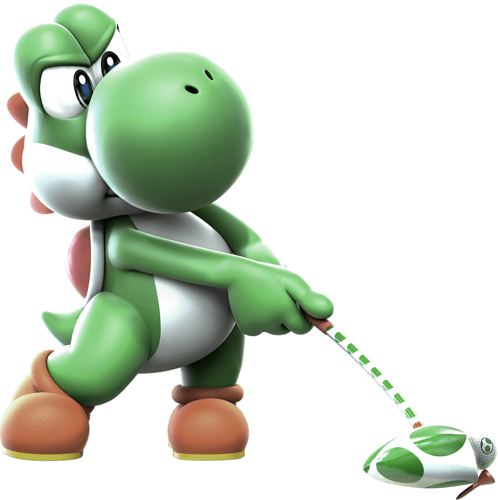 File:MSS Yoshi Golf Artwork.png - Super Mario Wiki, the Mario encyclopedia