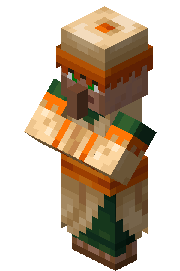 File:Minecraft Desert Villager.png - Super Mario Wiki, the Mario ...