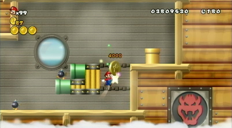 File:NSMBW W4-AS 3rd Star Coin.jpg - Super Mario Wiki, the Mario ...