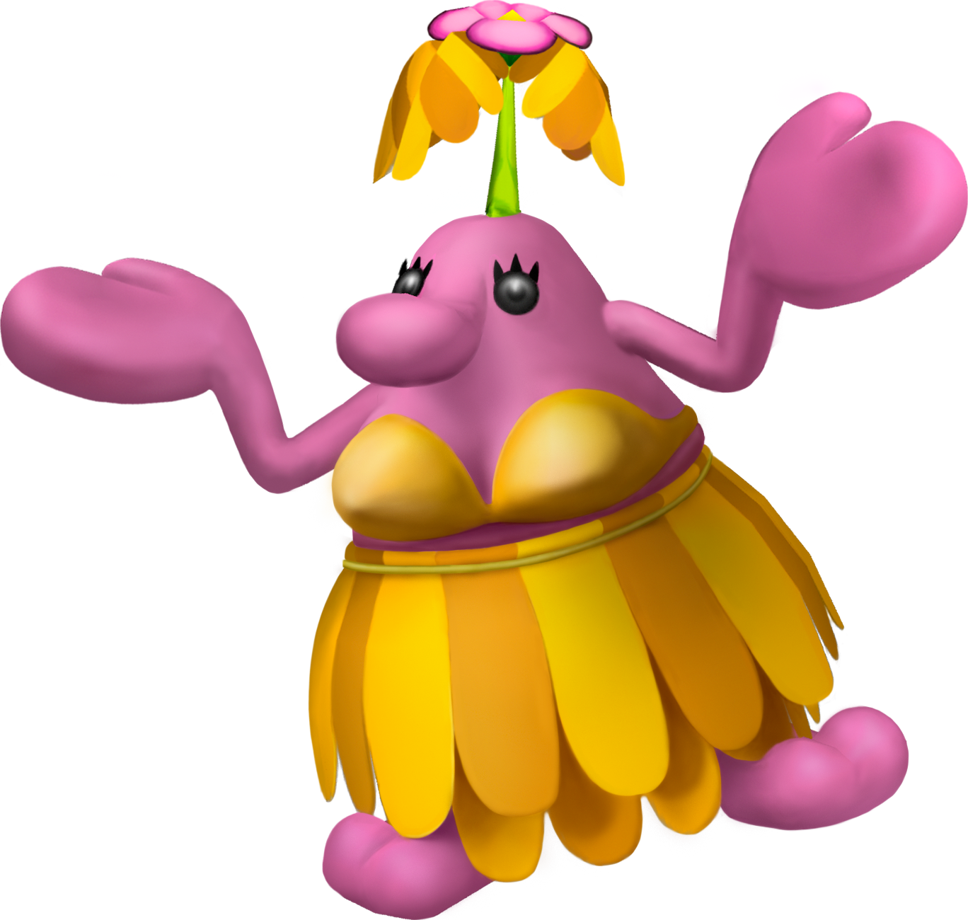File:SMS - Pink Pianta (shadowless).png - Super Mario Wiki, the Mario ...