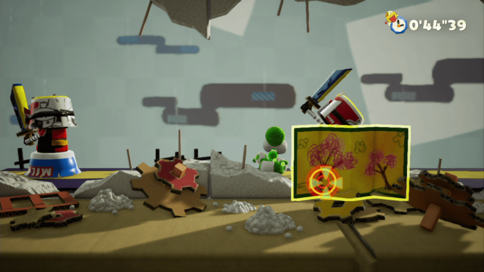 File:YCW Cherry-Blossom Folding Screen.png - Super Mario Wiki, the ...