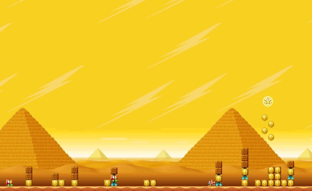 File:NSMB W2-5 1st Star Coin.jpg - Super Mario Wiki, the Mario encyclopedia