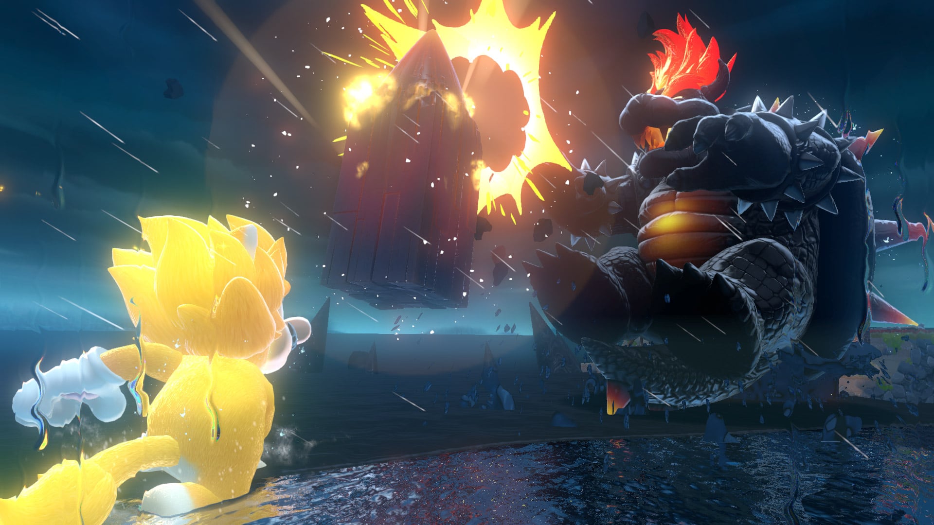 File:Giga Cat Mario attacks Fury Bowser.jpg - Super Mario Wiki, the ...