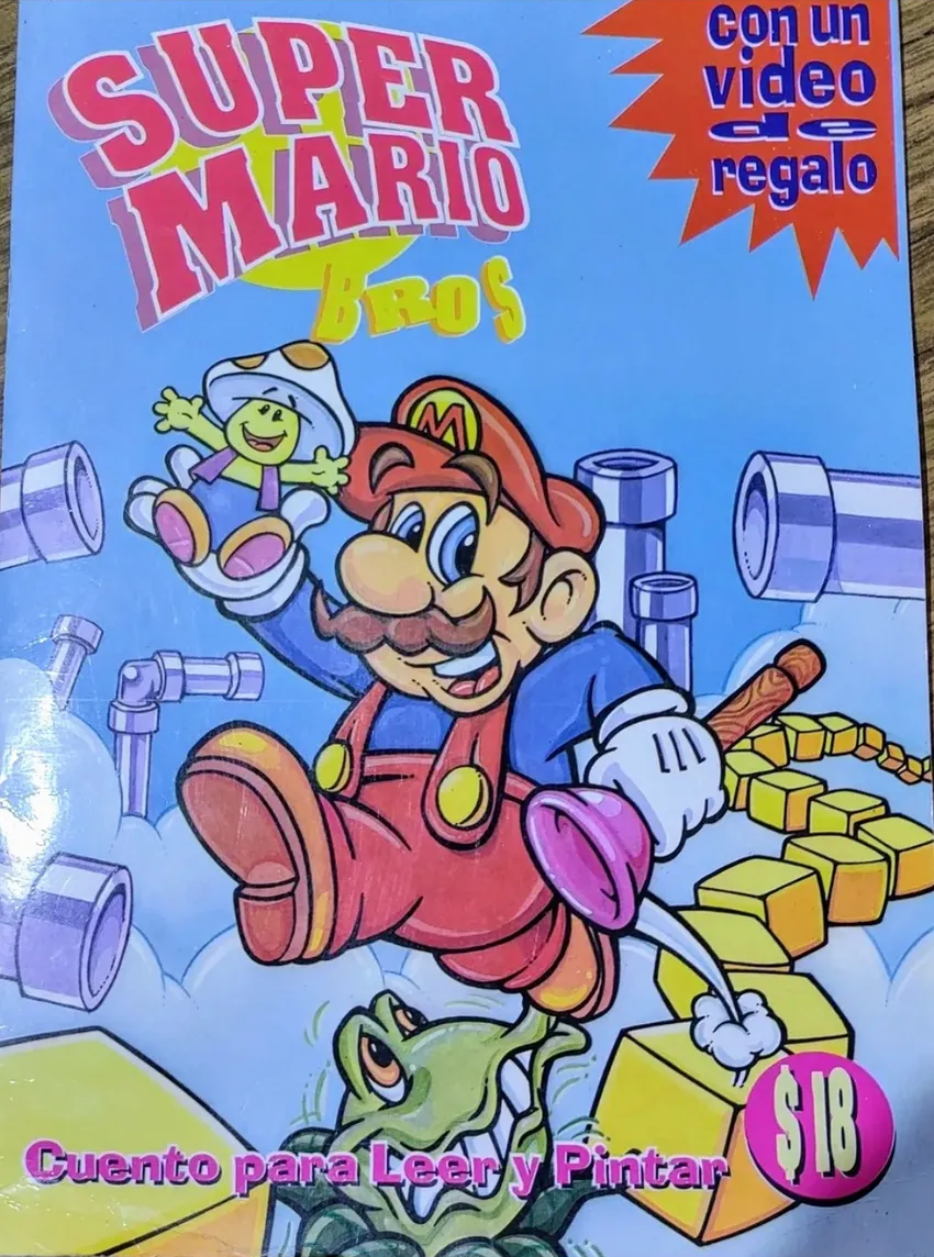 Super Mario Bros.: Cuento para Leer y Pintar - Super Mario Wiki, the ...