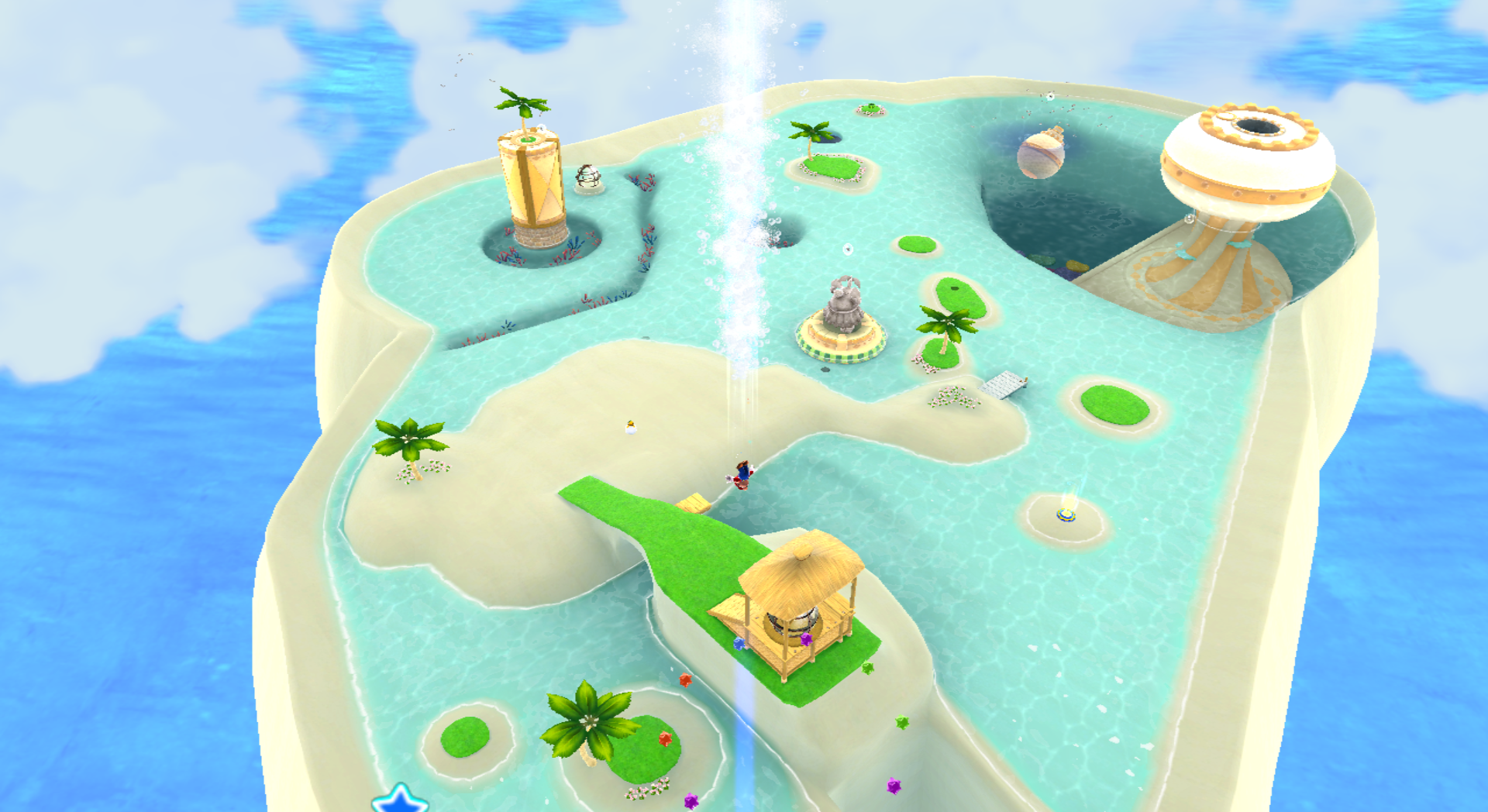 File:SMG2 Starshine Beach Main Planet.png - Super Mario Wiki, the Mario ...