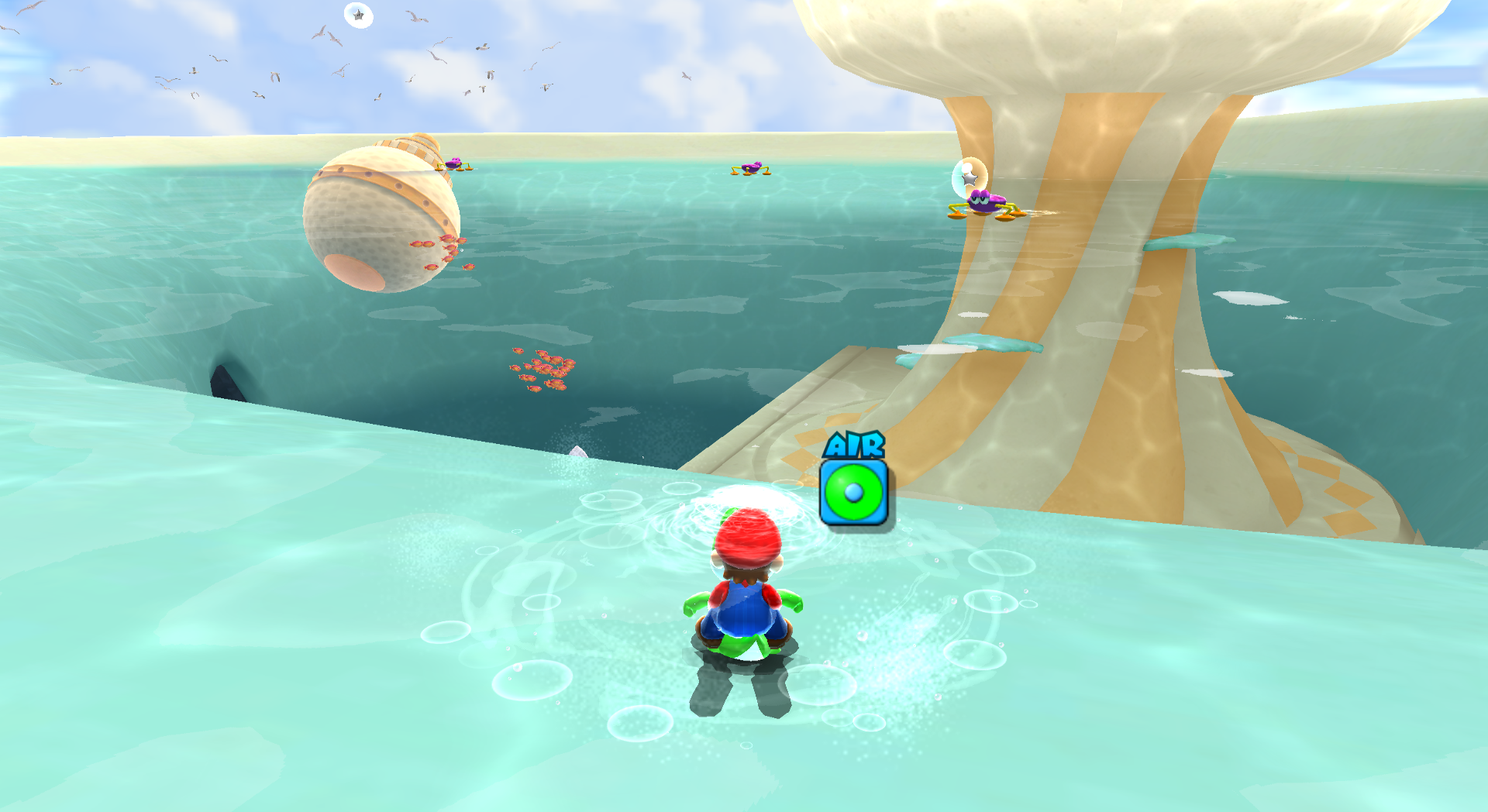 File:SMG2 Yoshi Underground Glitch.png - Super Mario Wiki, the Mario ...