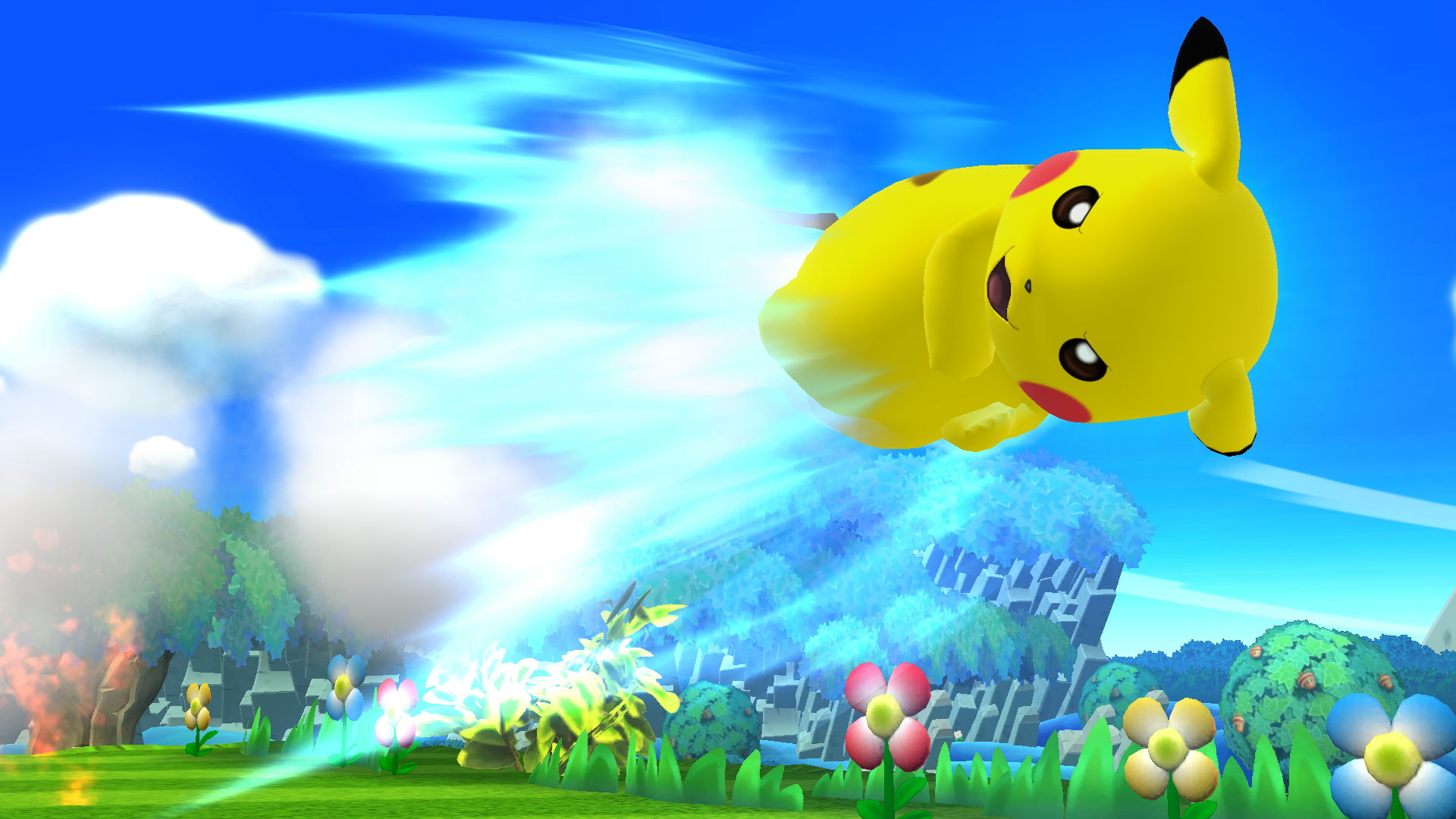 File:Pikachu Skull Bash Wii U.jpg - Super Mario Wiki, the Mario ...