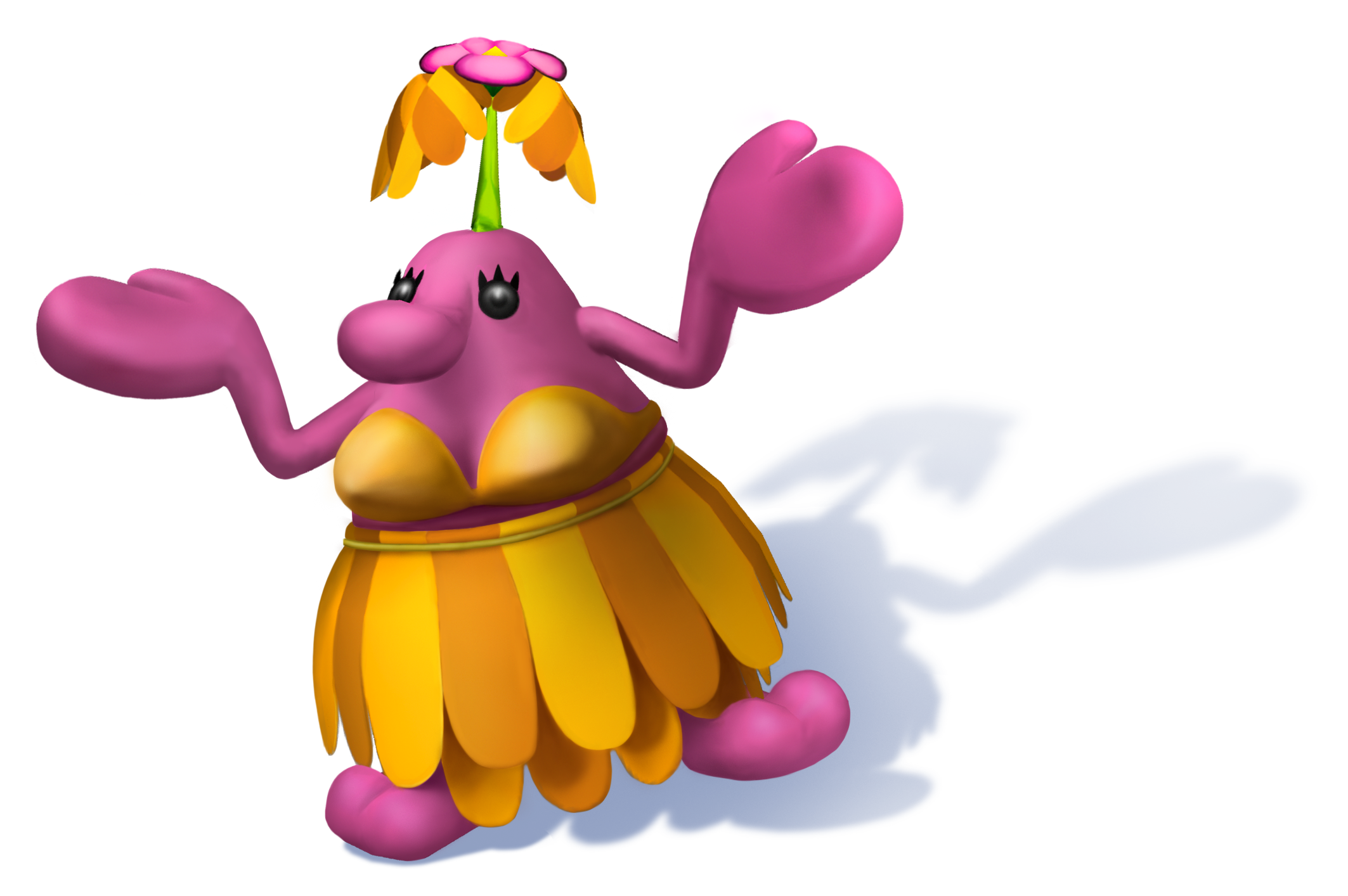 File:Pink Pianta SMS.png - Super Mario Wiki, the Mario encyclopedia