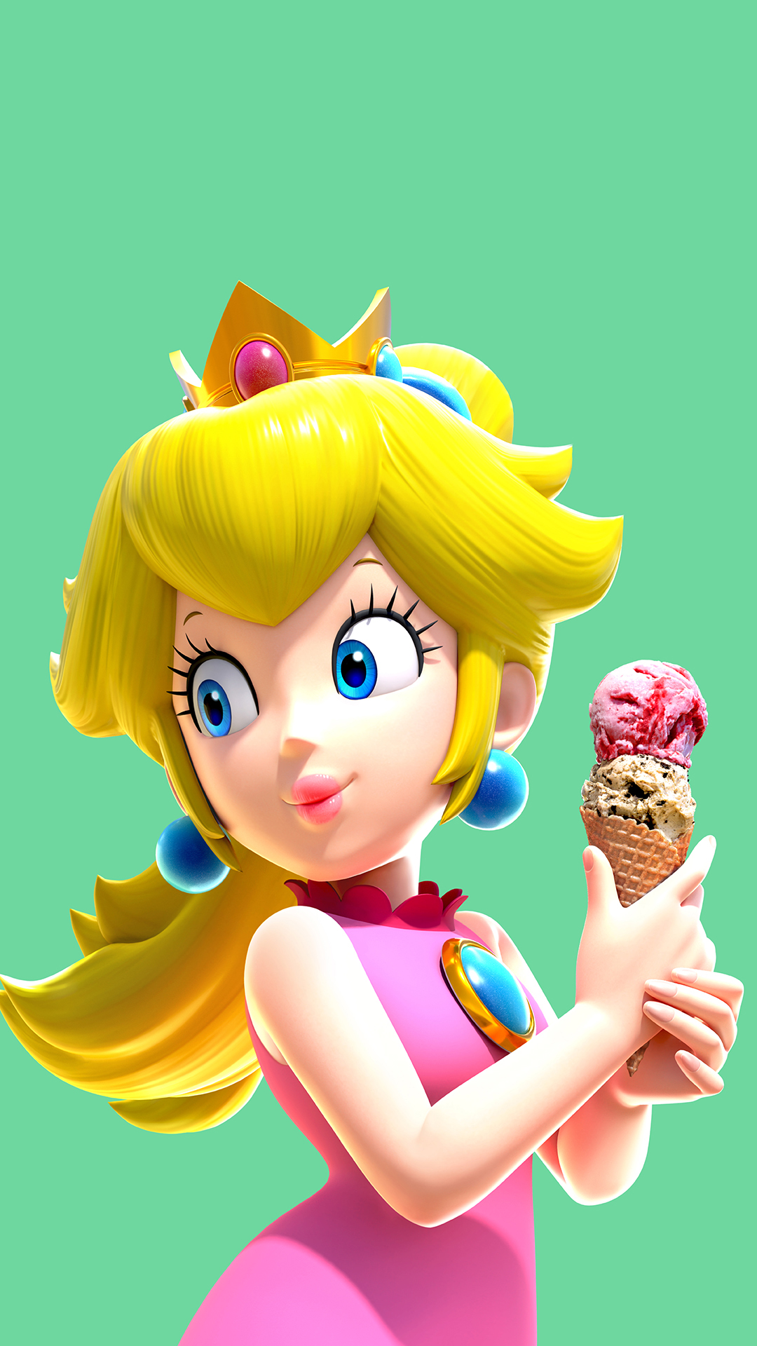 File:Peach ice cream- Nintendo Magazine.png - Super Mario Wiki, the ...