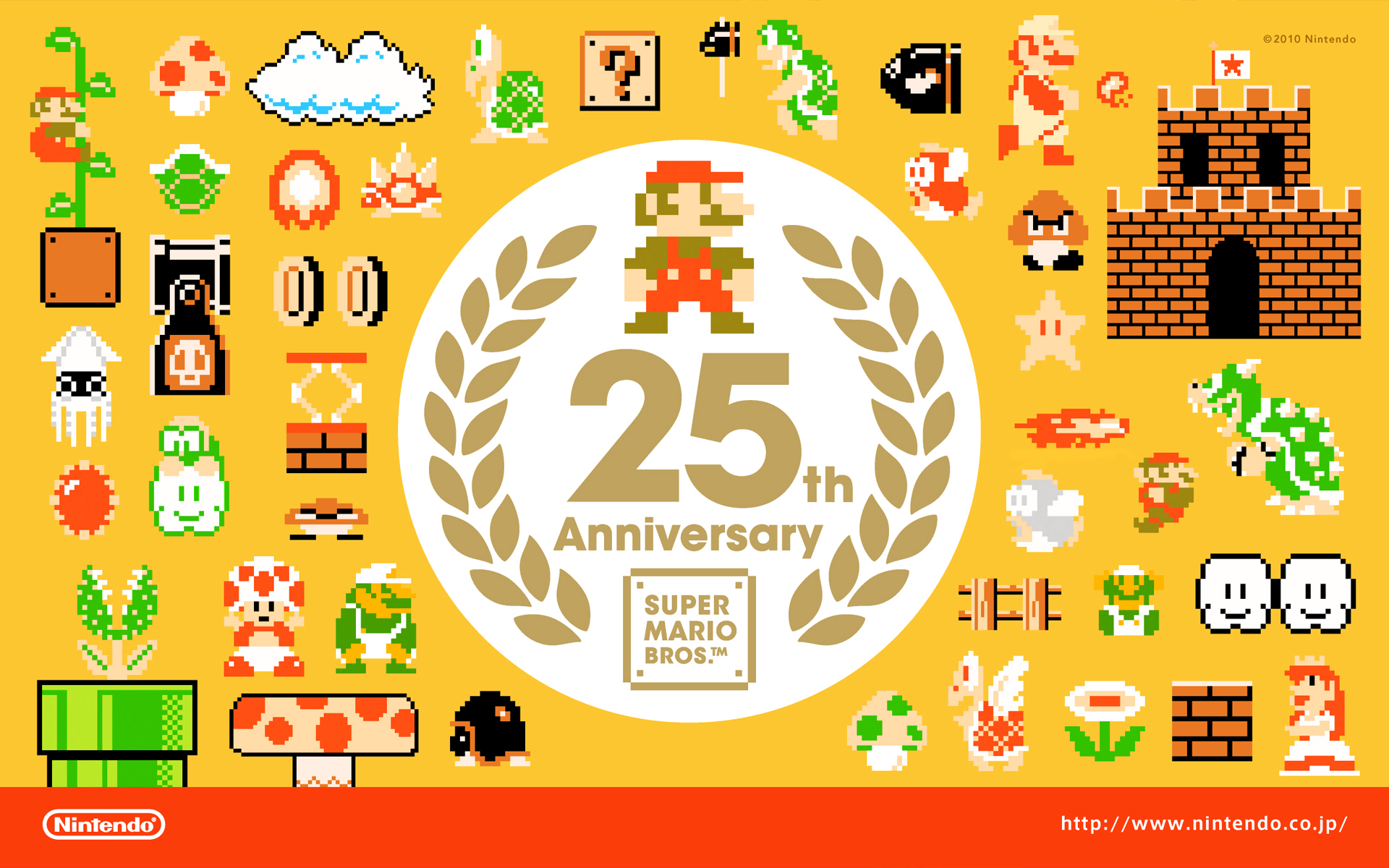 Super Mario Bros. 25th Anniversary - Super Mario Wiki, the Mario ...