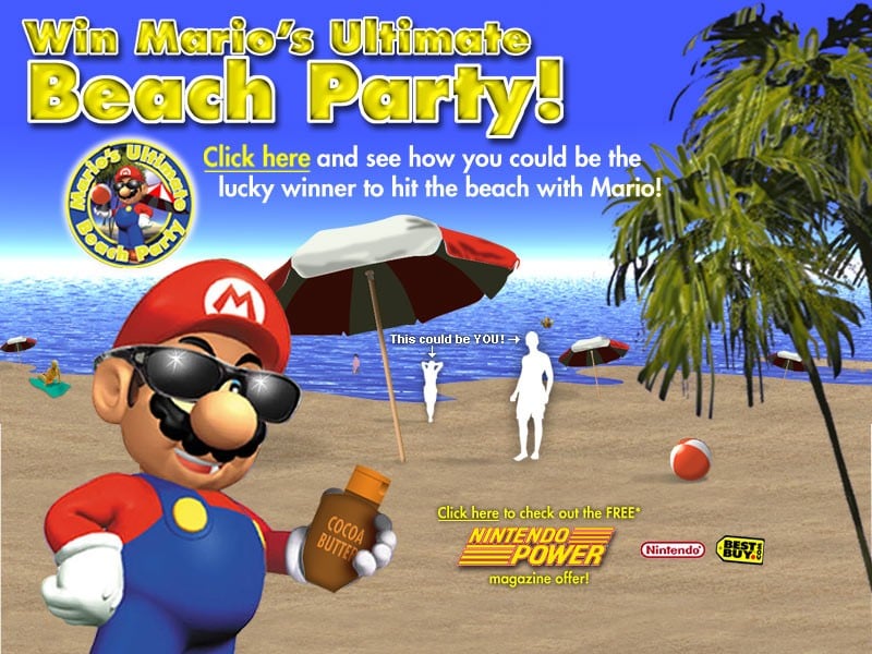 Mario's Ultimate Beach Party Sweepstakes - Super Mario Wiki, the Mario ...