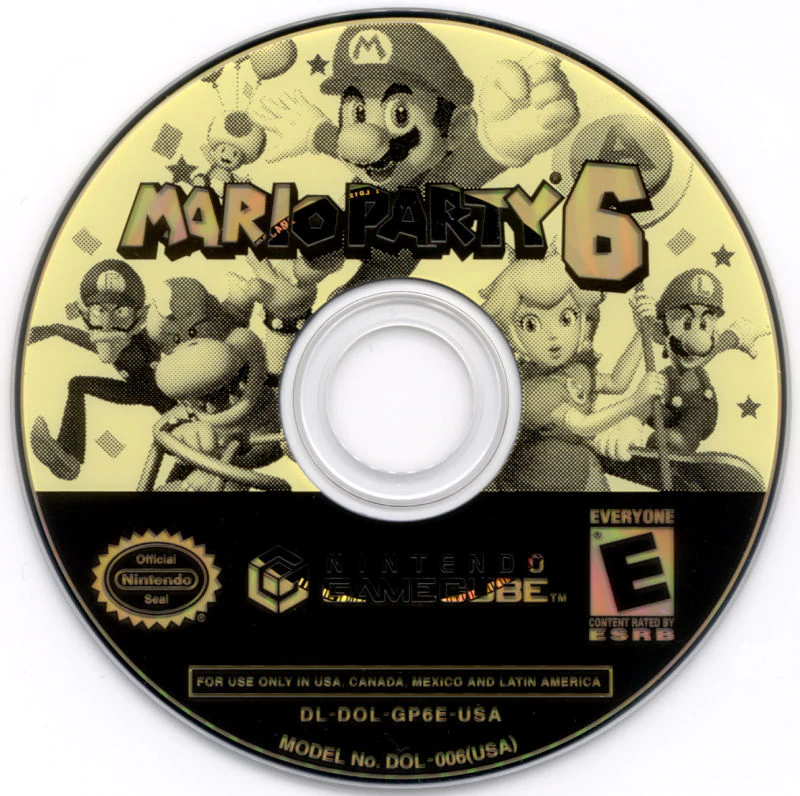 File:MP6 Disc North America.png - Super Mario Wiki, the Mario encyclopedia