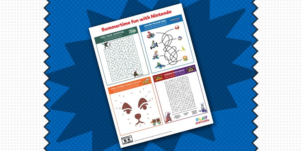 File:PN Nintendo activity sheet banner.jpg - Super Mario Wiki, the ...