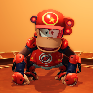 File:Diddy Kong (Chain Gear) - Mario Strikers Battle League.png - Super ...