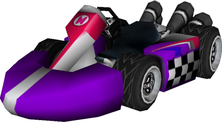 File:Standard Kart M (Birdo) Model.png - Super Mario Wiki, the Mario ...
