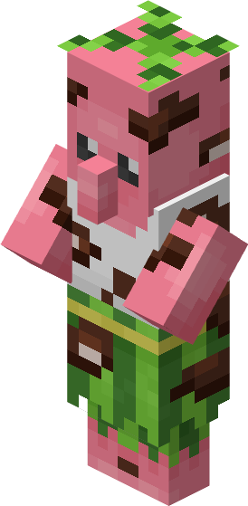 File:Minecraft Mario Mash-Up Plains Nitwit Villager Render.png - Super ...