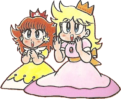File:Peach and Daisy SML4.png - Super Mario Wiki, the Mario encyclopedia