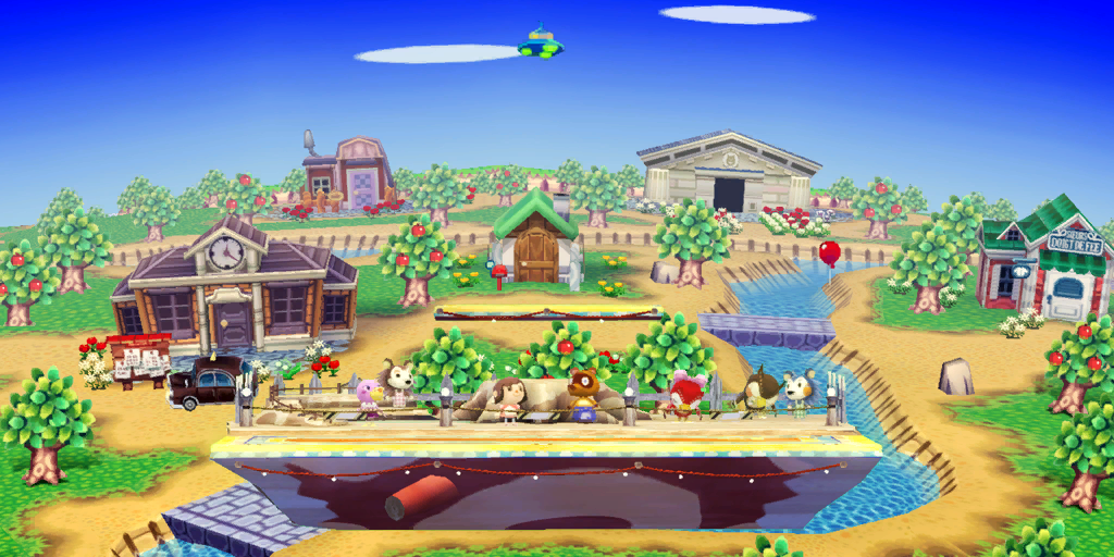 File:Smashville.png - Super Mario Wiki, the Mario encyclopedia