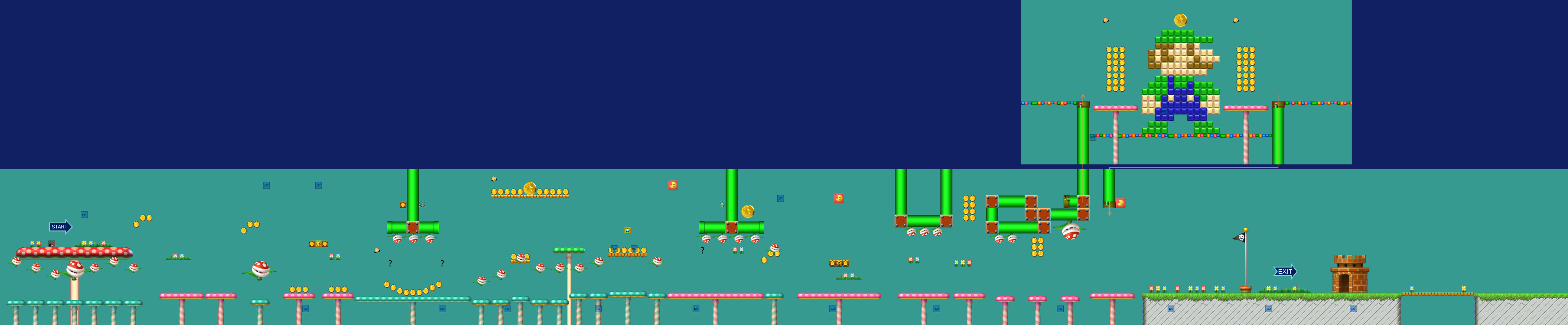 File:NSLU Piranha Heights Map.png - Super Mario Wiki, the Mario ...