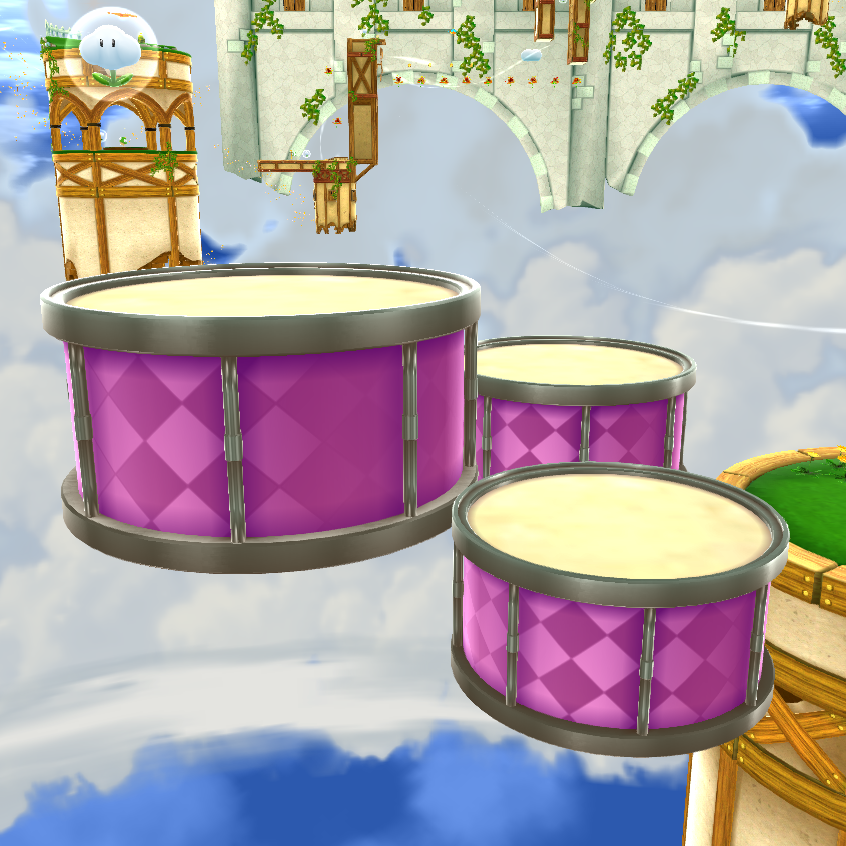 File:SMG2 Screenshot Drum.png - Super Mario Wiki, the Mario encyclopedia