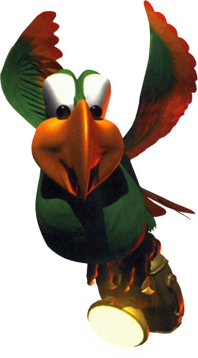 File:Squawks DKC.png - Super Mario Wiki, the Mario encyclopedia