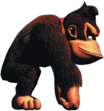 File:DK64 Donkey Kong side art.png - Super Mario Wiki, the Mario ...