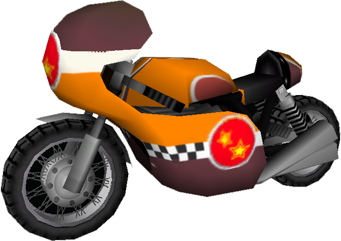 File:Mach Bike (Diddy Kong) Model.png - Super Mario Wiki, the Mario encyclopedia