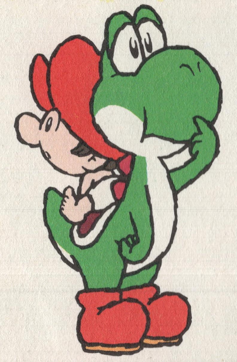 File:SMW2 Green Yoshi Confused.jpg - Super Mario Wiki, the Mario ...