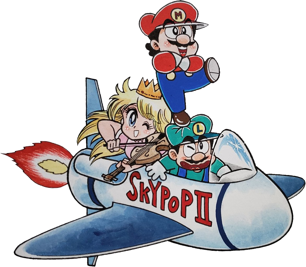 File:Sky Pop II KC Mario.png - Super Mario Wiki, the Mario encyclopedia