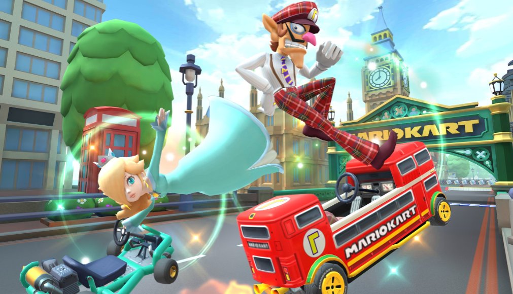File:MKT Rosalina and Waluigi Bus Driver.jpg - Super Mario Wiki, the ...