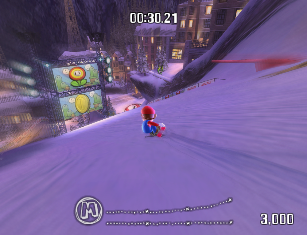 File:NintendoVillage night SSX.png - Super Mario Wiki, the Mario ...