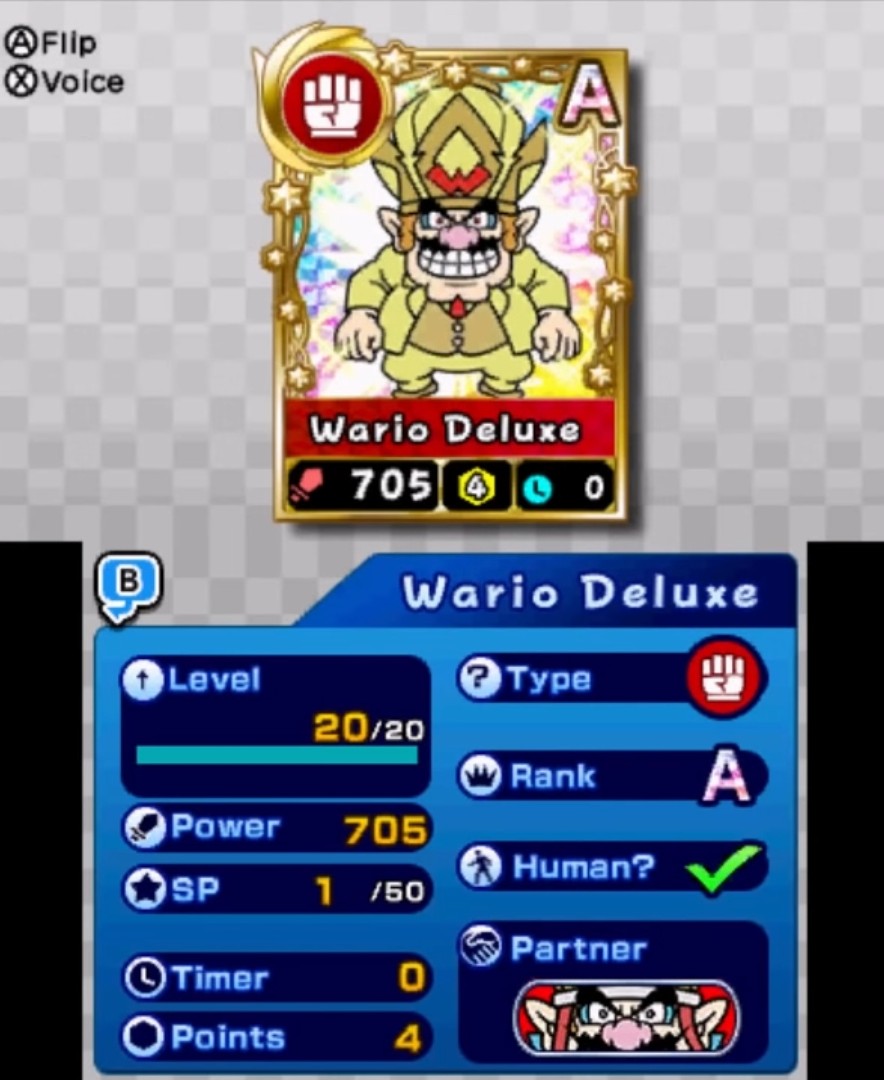 File:Wario Deluxe Card (A).jpg - Super Mario Wiki, the Mario encyclopedia