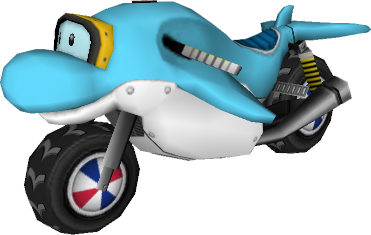 File:Dolphin Dasher (Medium Male Mii) Model.png - Super Mario Wiki, the ...